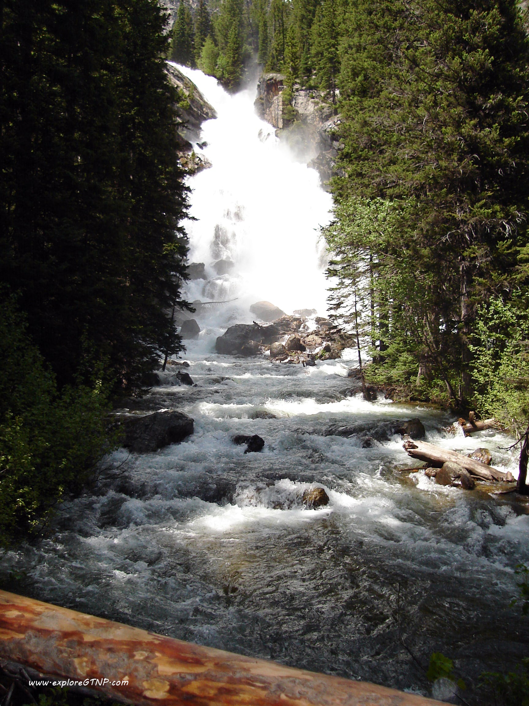 Hidden Falls At Jenny Lake Grand Teton National Park